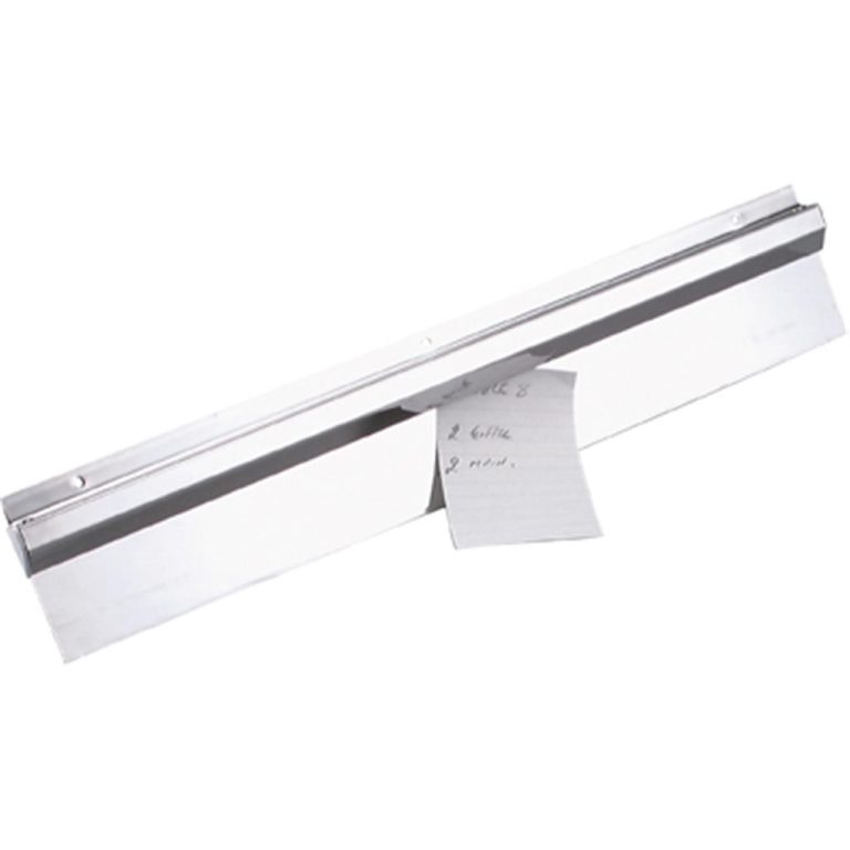 Docket Holder, White, PVC Complete with Screws and Adhesive, 1500mm ...