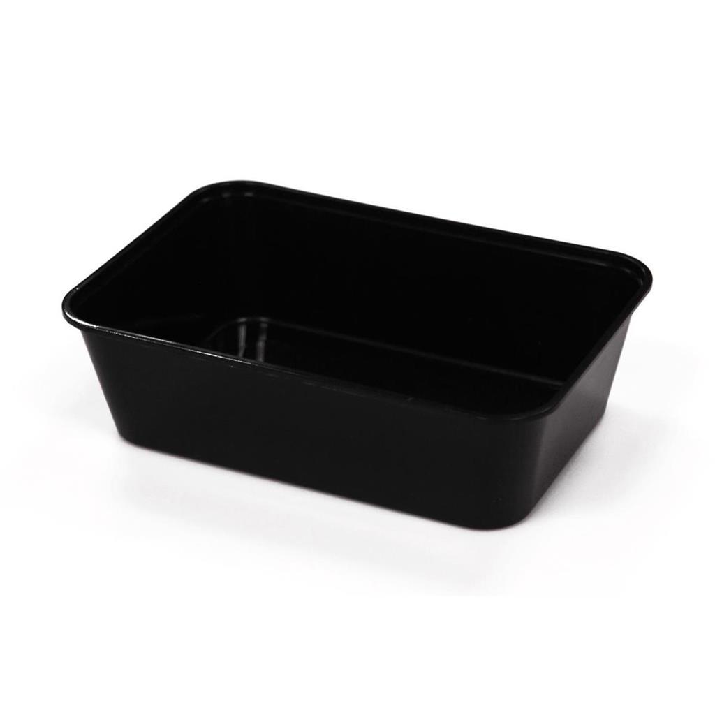 CR500 BLACK PLASTIC 500ML RECTANGULAR CONTAINER – Premium Food ...