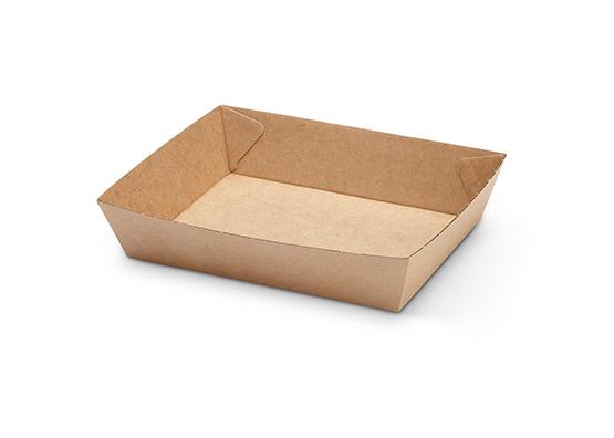 KRAFT OPEN TRAY 3, 180X134X45MM – Premium Food Packaging Online ...