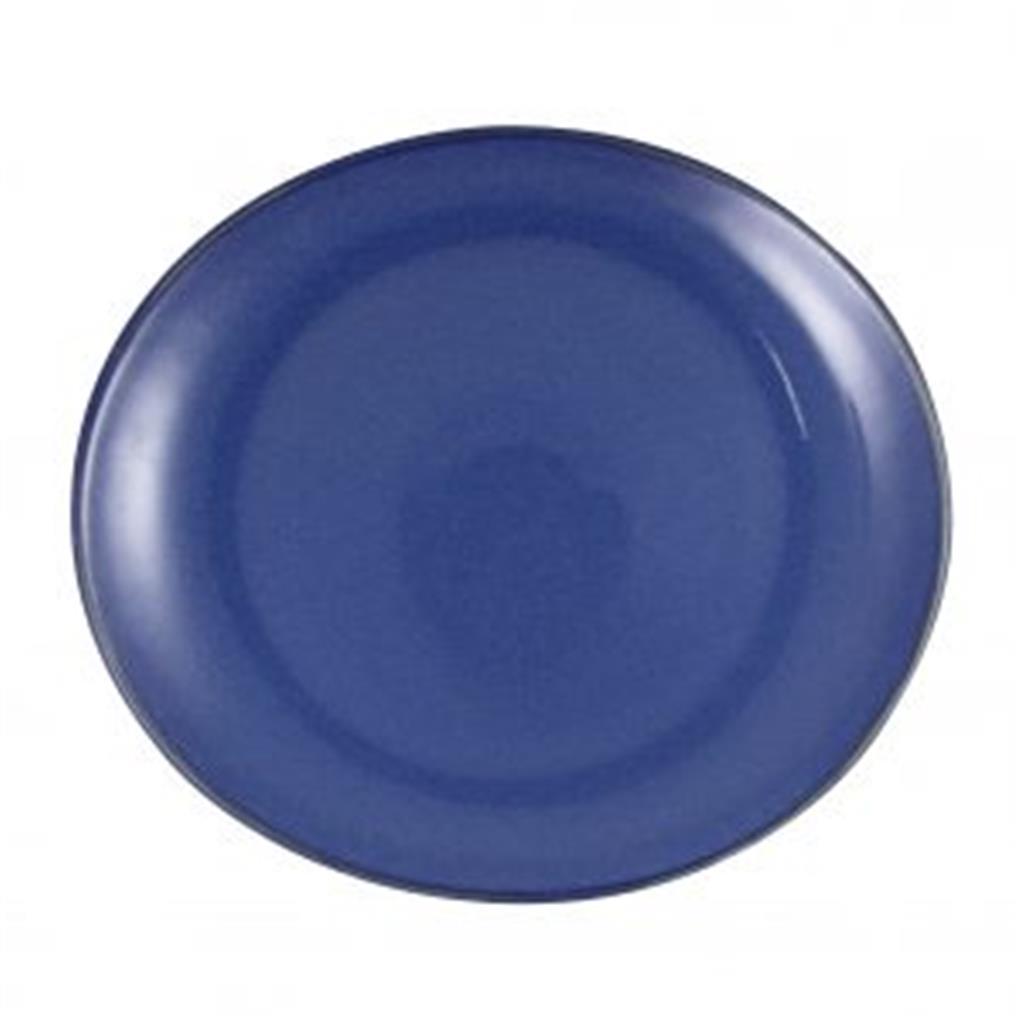 Artistica Reactive Blue Oval Plate, 295 x 250mm – Premium Food ...