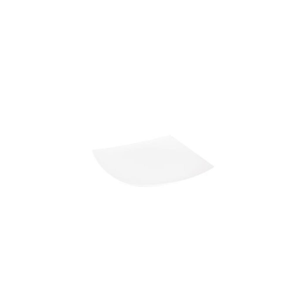 Square Plate- Curved, White, 185x185Mm – Premium Food Packaging Online ...