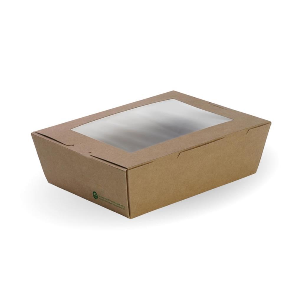 LARGE BIOBOARD LUNCH BOX WITH WINDOW – Premium Food Packaging Online ...